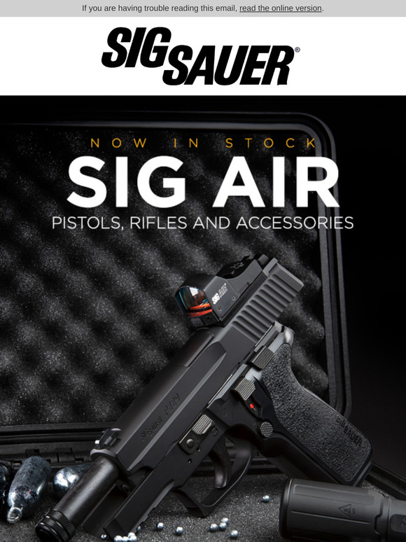 SIG SAUER: NOW IN STOCK: XFIVE & RATTLER Airguns Plus Ammo, Targets ...