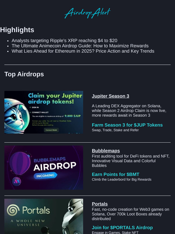 AirdropAlert: XRP is making new highs pre Trump inauguration | Milled