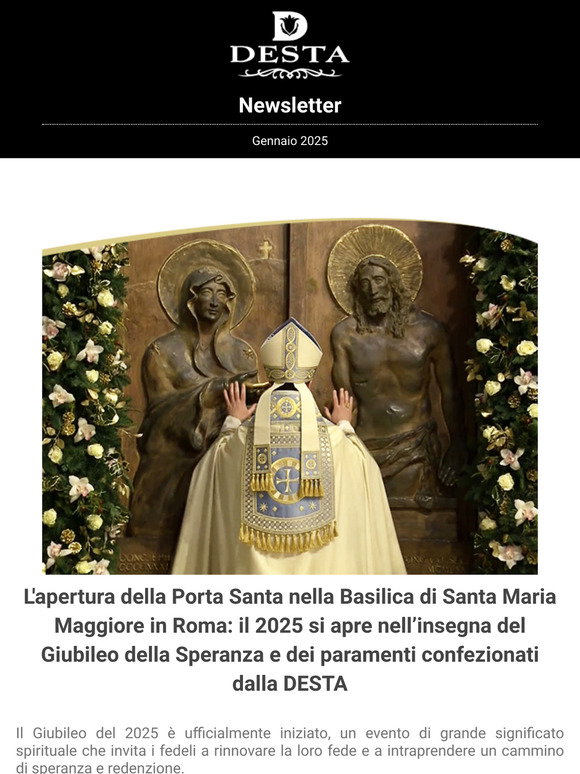 Desta: L'apertura della Porta Santa nella Basilica di Santa Maria ...