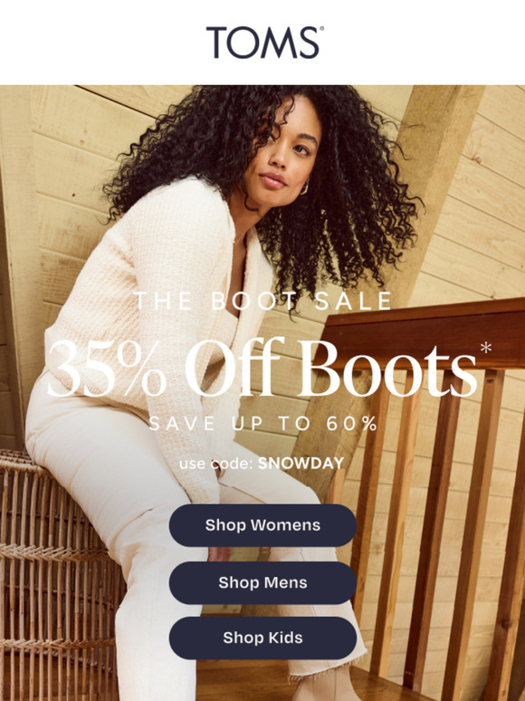 TOMS Email Newsletters: Shop Sales, Discounts, and Coupon Codes
