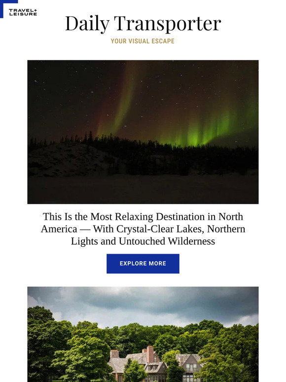 Travel + Leisure: This Is the Most Relaxing Destination in North ...
