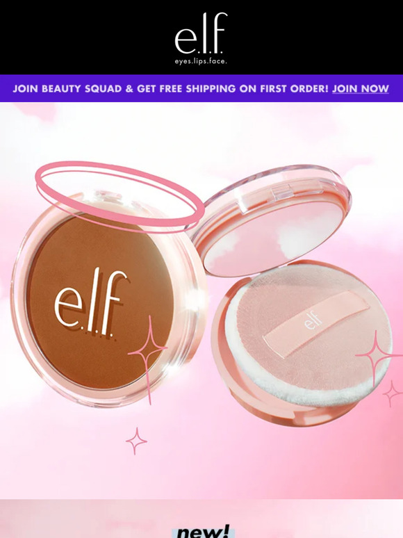 Elf Cosmetics: 3 ways to wear NEW Halo Glow Powder Filter 💖 | Milled