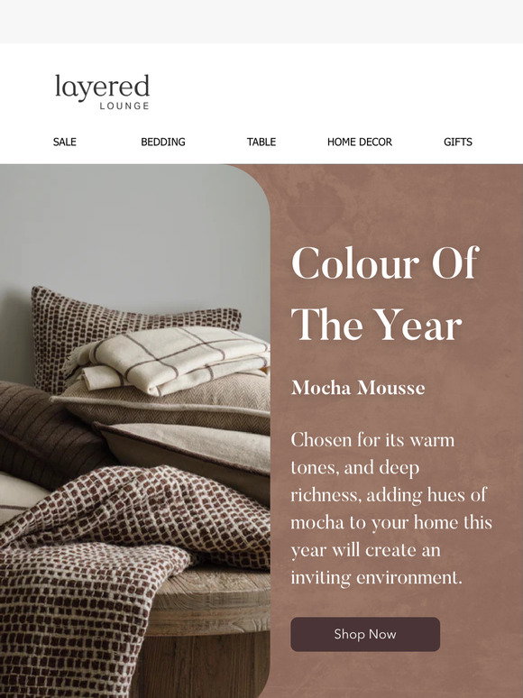 Layered Lounge: Colour Of The Year | Milled