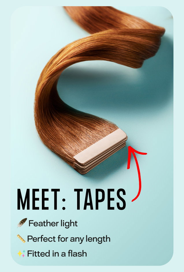 Additional Lengths: Fitted In A Flash: Discover Tape Hair Extensions ...