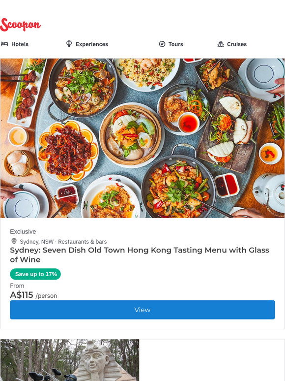 Scoopon: Seven Dish Old Town Hong Kong Tasting Menu with Glass of Wine ...