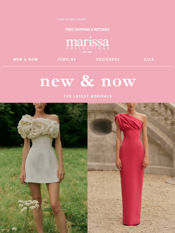 Marissa Collections: NEW & NOW | Rachel Gilbert, Oscar de la Renta ...