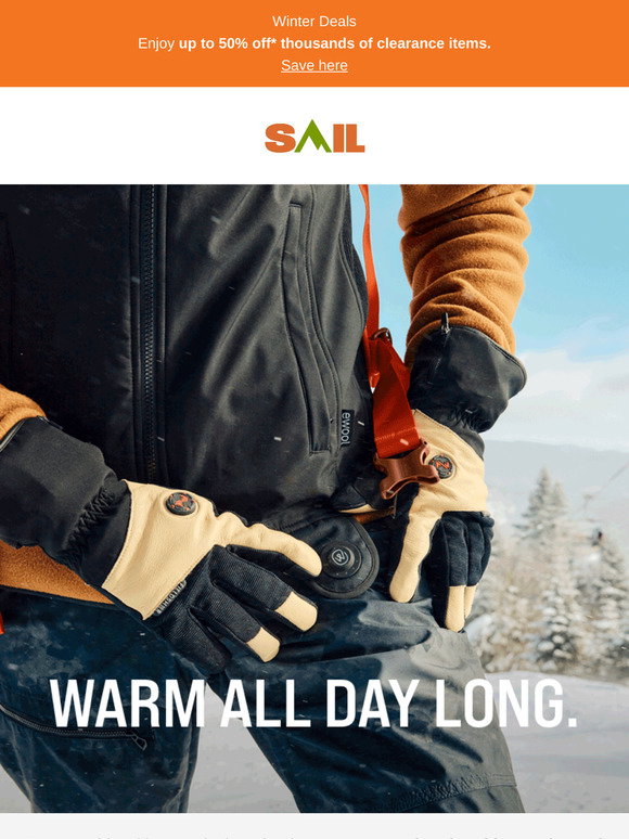 SAIL: Stay warm on your outdoor adventures🔥 | Milled