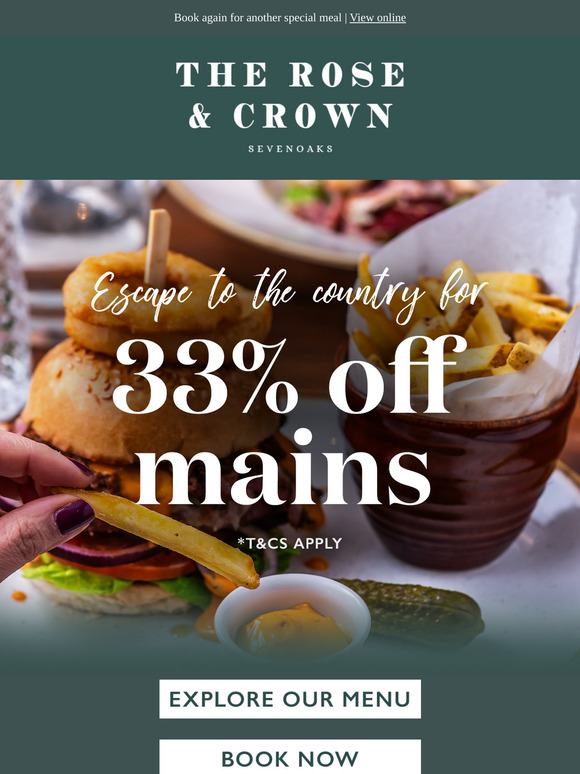 Vintage Inns: —, fancy 33% off mains? | Milled