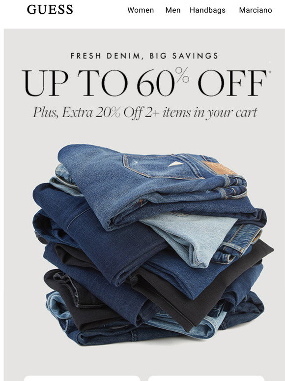 GUESS Email Newsletters: Shop Sales, Discounts, and Coupon Codes