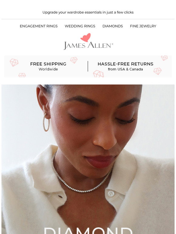 James Allen: Your Cheat Sheet To Diamond Jewelry | Milled