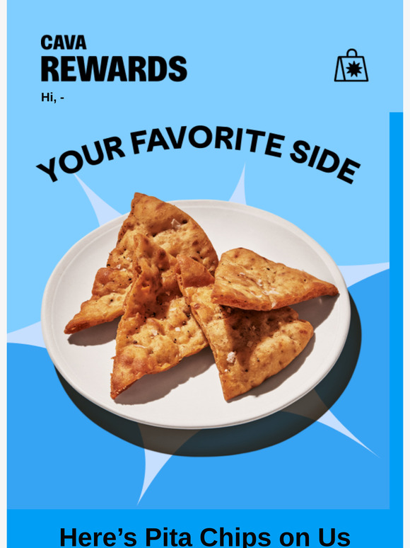 CAVA: Enjoy pita chips on us! | Milled