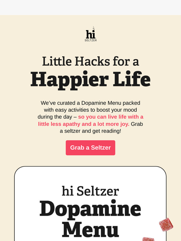 Hi Seltzers & Gummies: Open for the ultimate Dopamine Menu | Milled