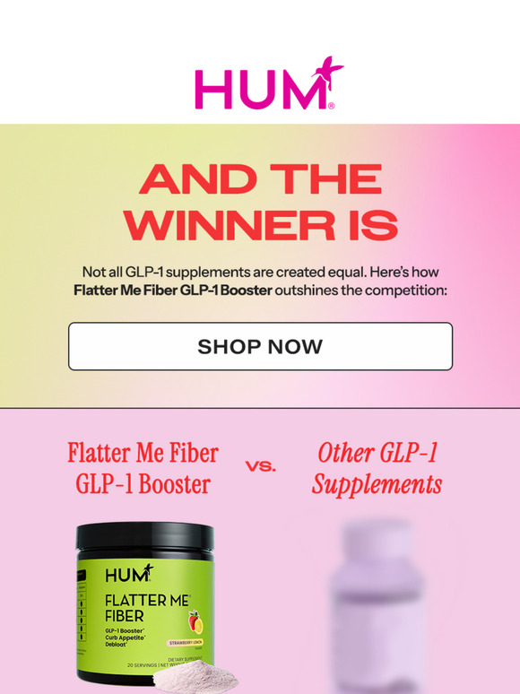 HUM Nutrition: And the WINNER for GLP-1 support is... | Milled