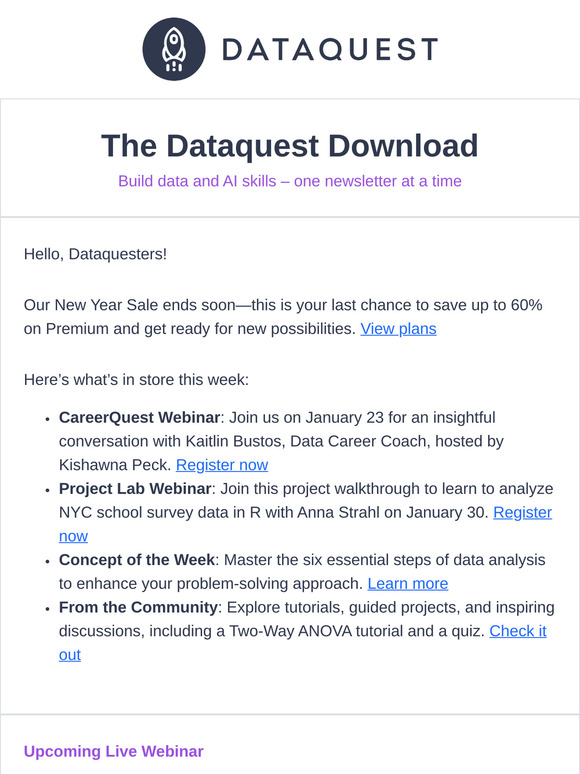 Dataquest: Learn the 6 Key Steps of Data Analysis | Milled