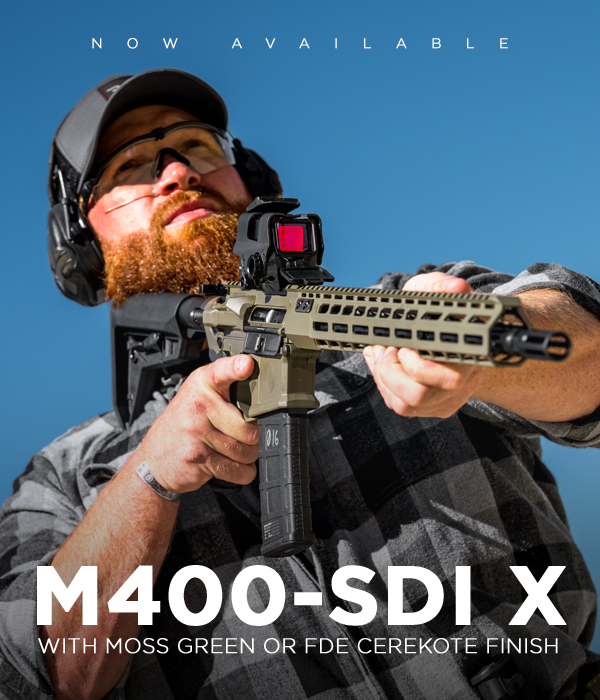 SIG SAUER: M400-SDI X Now Available with Moss Green or FDE Cerakote ...
