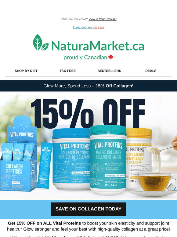 Natura Market: SAVE 15% on ALL Vital Proteins and... | Milled