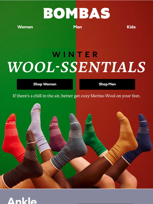 Bombas: Merino Wool Is a Winter Must | Milled