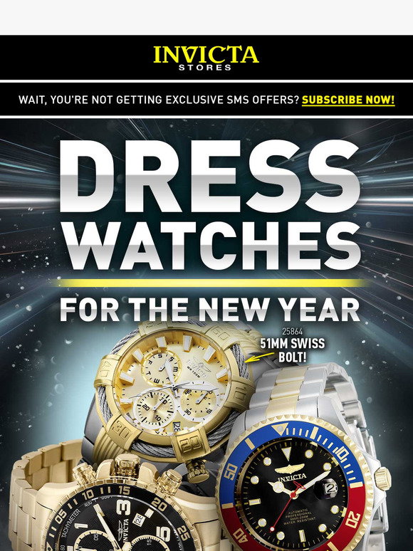 Invicta: Dress To Impress😎💥DRESS WATCHES For 2025 ️ | Milled