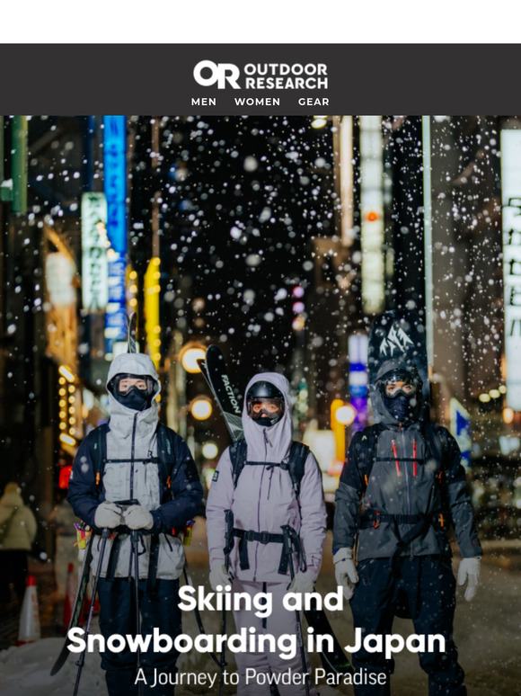 Outdoor Research: Built for Japan’s Epic Powder | Milled