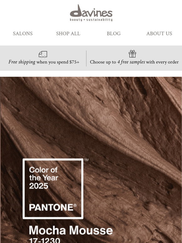 Davines: The 2025 Color of the Year ☕ | Milled