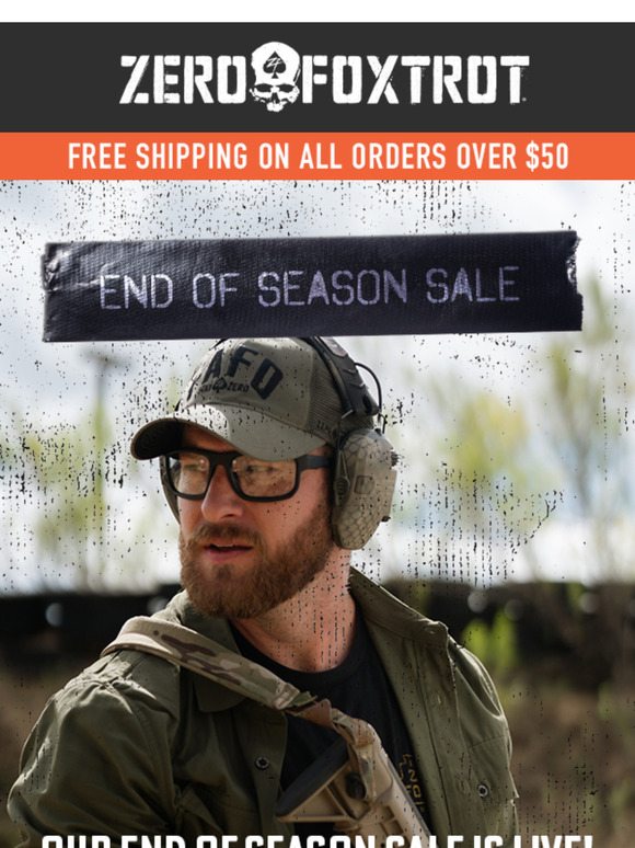 Zero Foxtrot: UP TO 50% OFF IS NOW LIVE | Milled