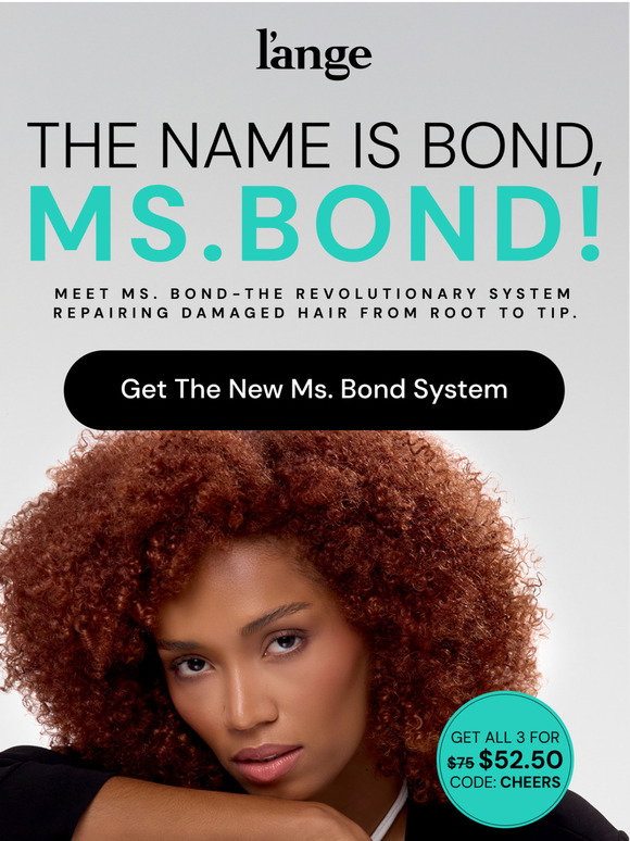 L'ange Hair: New Launch! Ms. Bond Building + Strengthening System🍸 | Milled