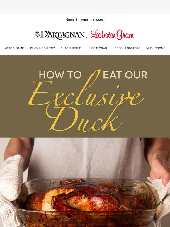 D'Artagnan: 3 Ways to Enjoy Rohan Duck | Milled