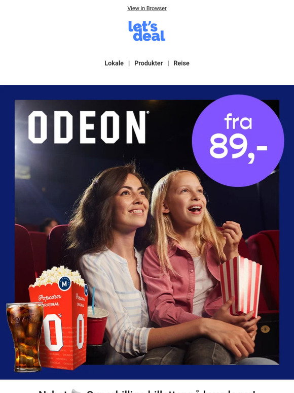 Lets Deal: Enda billigere kinobilletter på hverdager 🎫 Sjekk her | Milled
