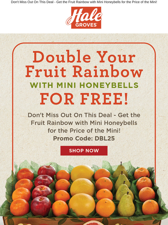 Hale Groves: Double Your Fruit Rainbow with Mini Honeybells for FREE! | Milled