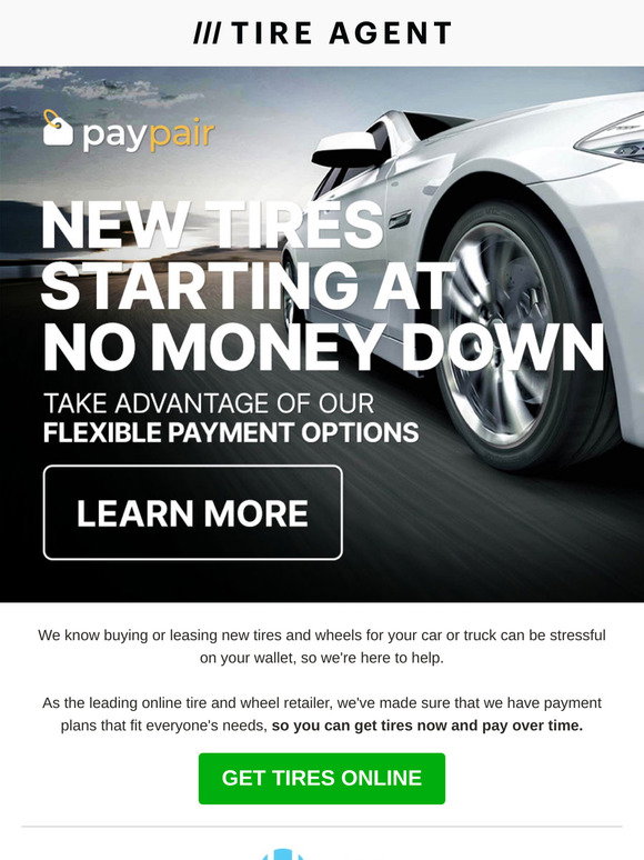 Tire Agent: Explore Our Tire Payment Options! | Milled