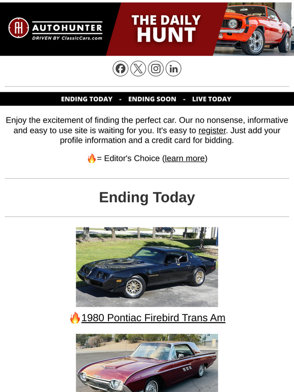 ClassicCars: Daily Hunt: Take off in this '80 Pontiac Firebird Trans Am ...