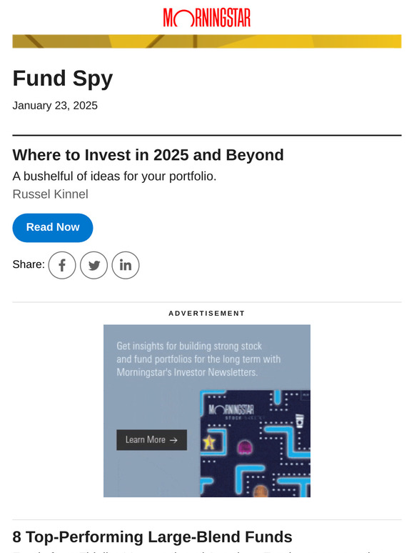 Morningstar: Where to Invest in 2025 and Beyond | Milled