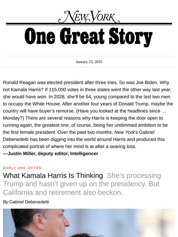 The Cut: ‘What Kamala Harris Is Thinking,’ by Gabriel Debenedetti | Milled