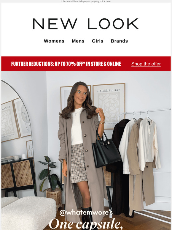 New Look Email Newsletters: Shop Sales, Discounts, and Coupon Codes