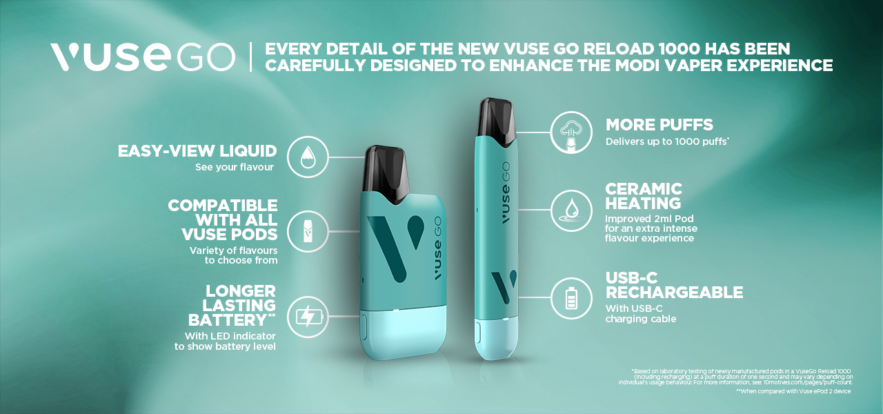 Ten Motives: Meet the Vuse GO Reload 1000 | Milled