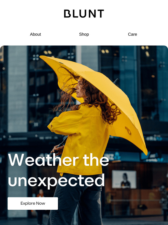 BLUNT Umbrellas: Expecting rain? 🌧️ | Milled