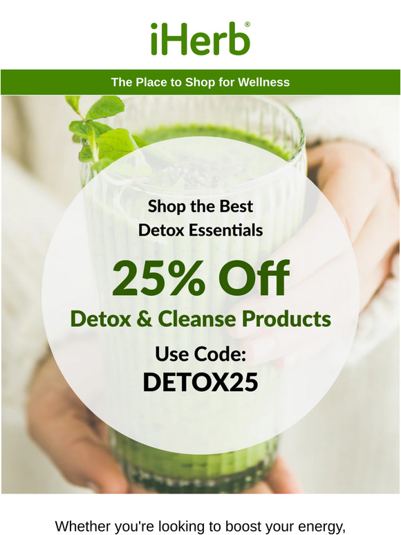 iHerb: Get 25% Off Detox Products For A Revitalizing Start to The New Year 🎉🌟 | Milled