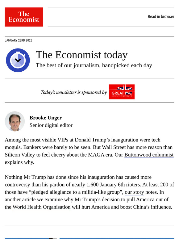 The Economist: How bankers dodged the MAGA carnage | Milled