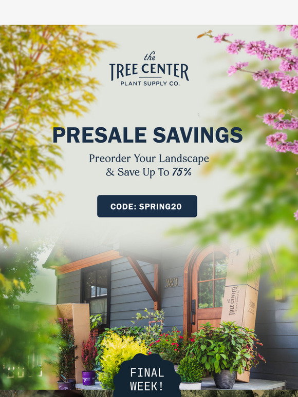 The Tree Center: 🚨 FINAL WEEK: Stack & Save: Biggest Savings of the ...