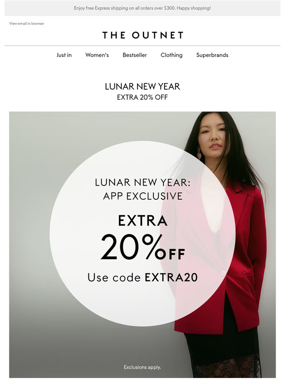 The Outnet: Extra 20% OFF – App orders only | Milled