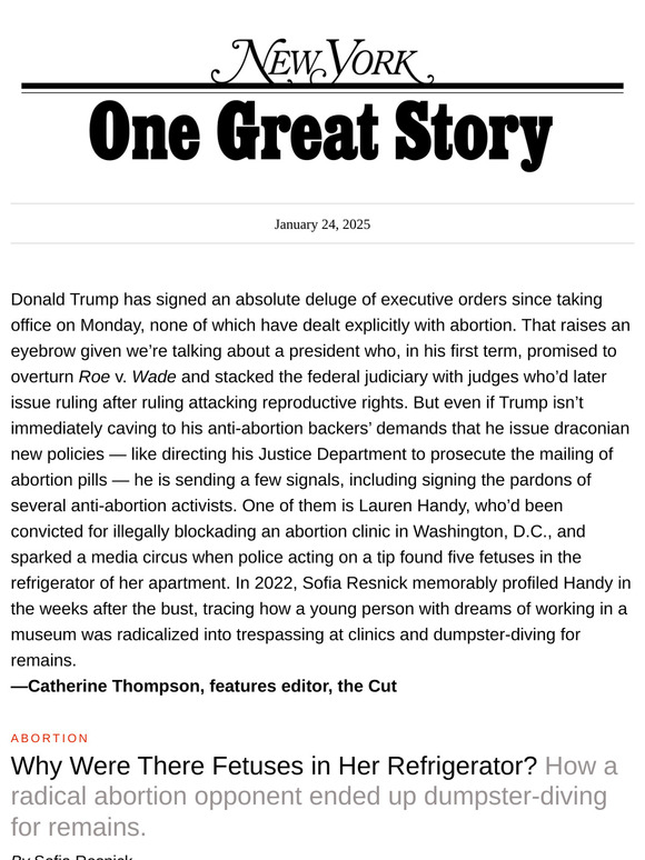 The Cut: ‘Why Were There Fetuses in Her Refrigerator?’ by Sofia Resnick ...