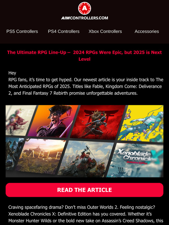 AimControllers: The Ultimate RPG Line-Up – 2024 RPGs Were Epic, but ...