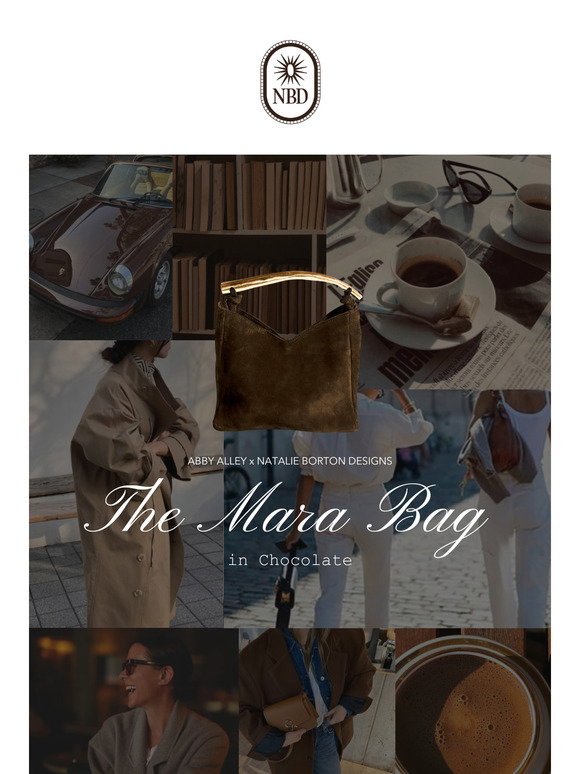 Natalie Borton Designs: EARLY ACCESS | The Mara Bag in Chocolate | Milled