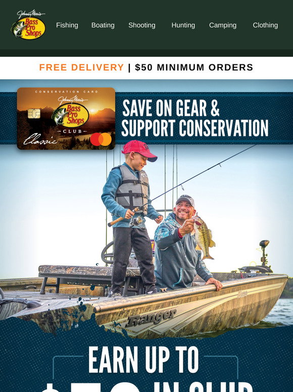 Bass Pro Shops: Exclusive Savings When You Join The CLUB! | Milled