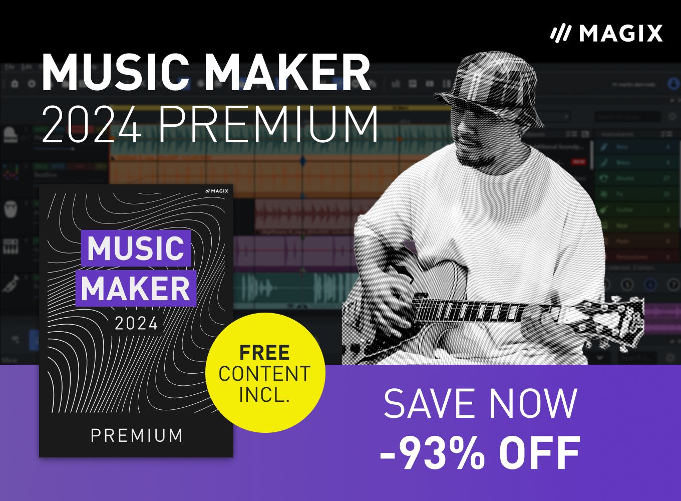 MAGIX: Get MUSIC MAKER 2024 Premium for just US$14.99: Including FREE ...