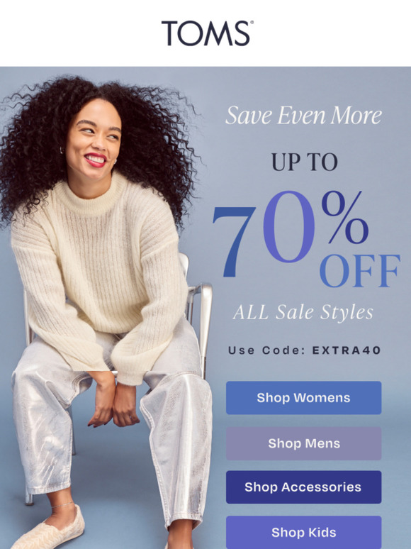 TOMS: Up to 70% Off - Maximize Your Savings on Sale Styles | Milled