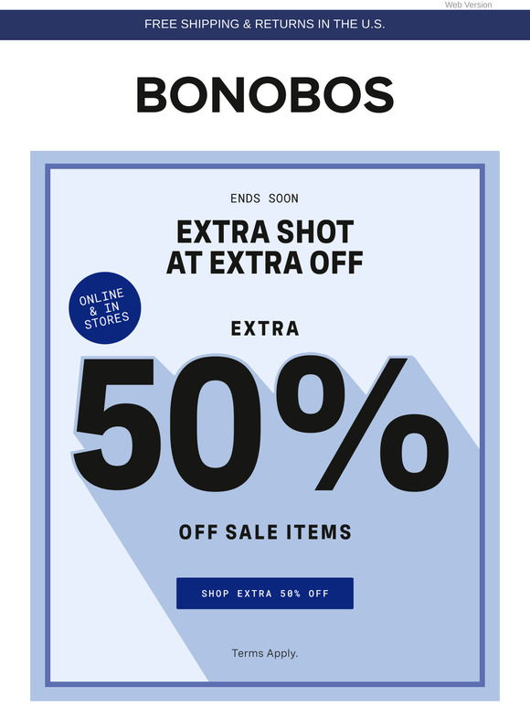 Bonobos Email Newsletters: Shop Sales, Discounts, and Coupon Codes