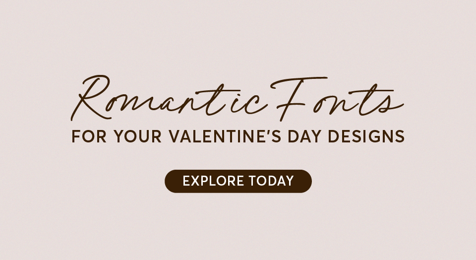 Creative Market: On The Blog: 20 Romantic Fonts for your Valentine’s ...