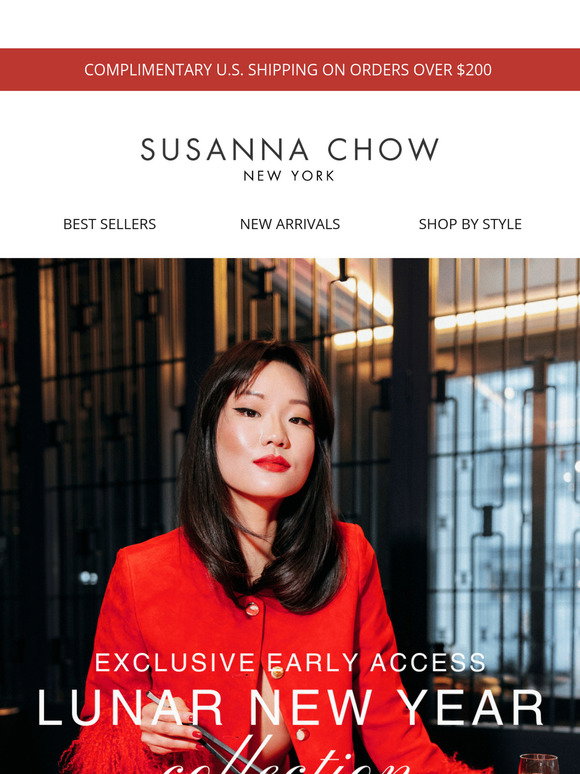 SUSANNA CHOW: YOUR EXCLUSIVE EARLY ACCESS - LUNAR NEW YEAR | Milled