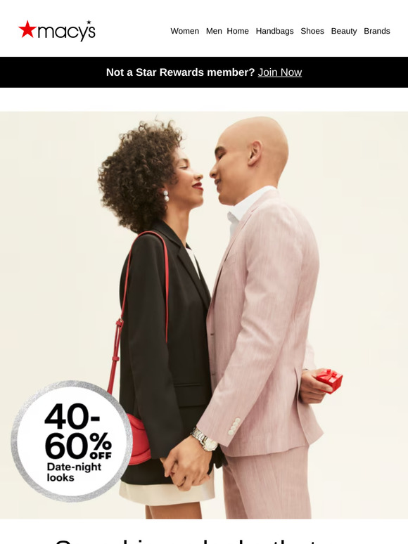 Macy's: Up to 60% off your perfect look for Valentine’s Day 💝 | Milled